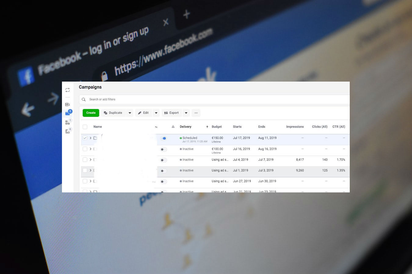 Nieuw uiterlijk Facebook Ads Manager - Sageon